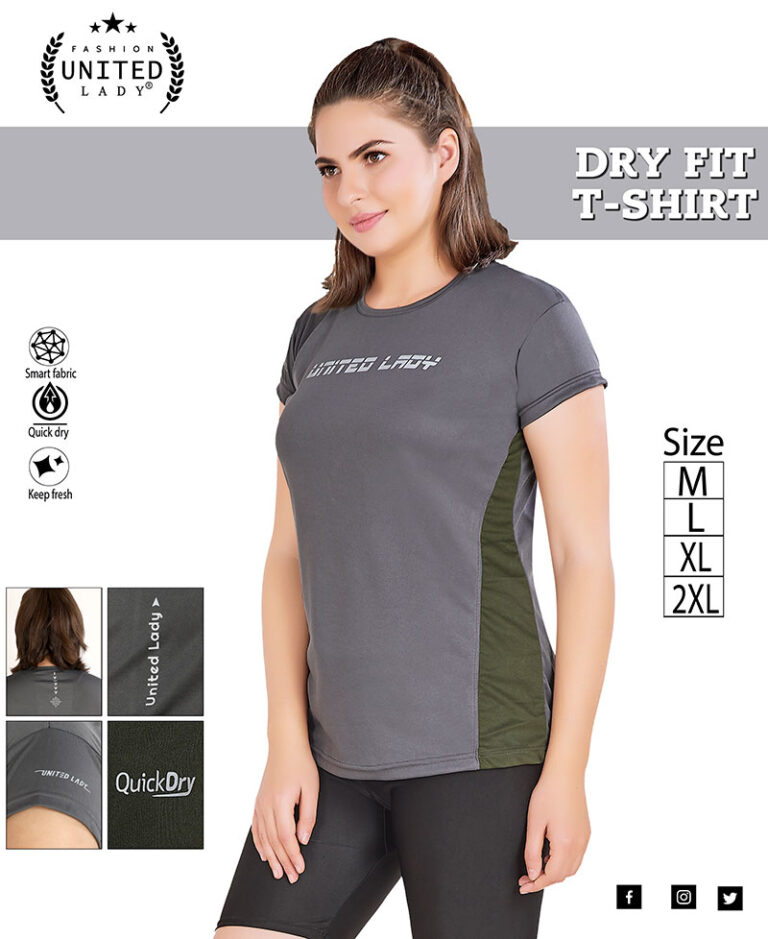 Dry Fit Double Color Matte Blue - United Lady